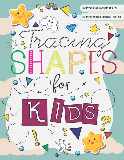 Tracing Shapes For Kids: Workbook to learn and trace various patterns ...