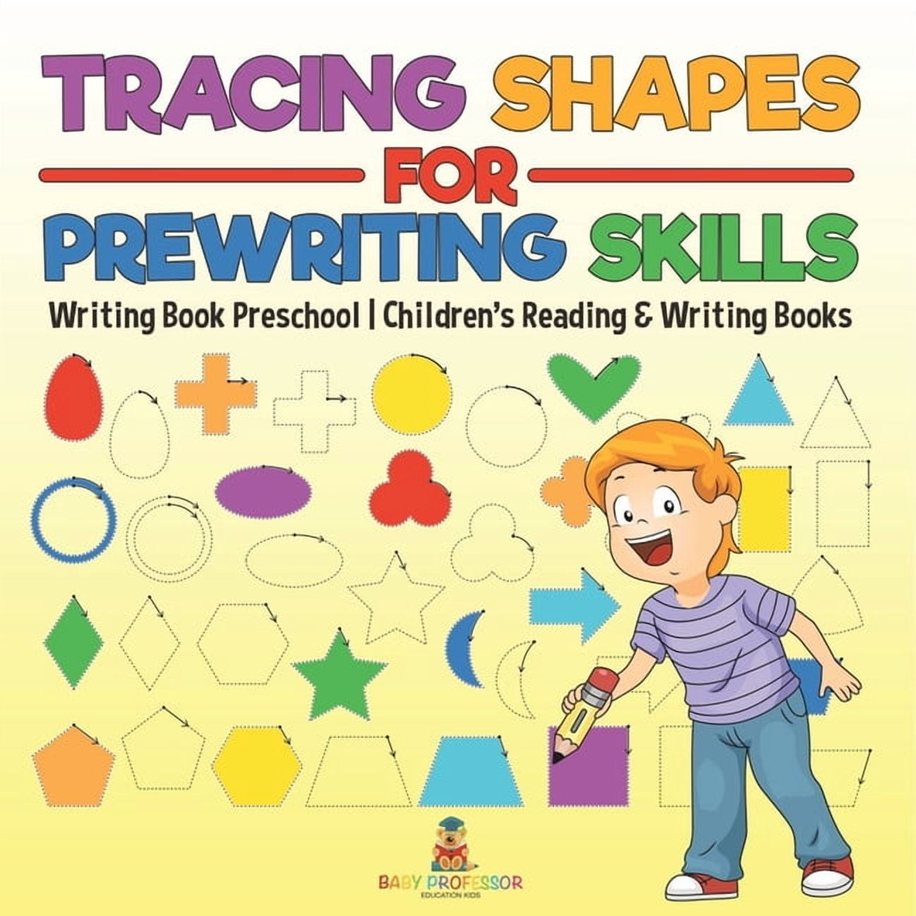Tracing Shapes for Prewriting Skills: Writing Book Preschool Children's ...