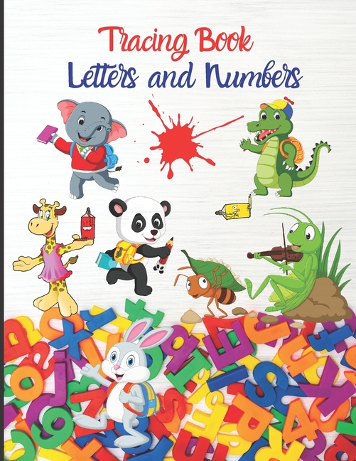 Tracing book Letters and Numbers: Handwriting Practice workbook ...