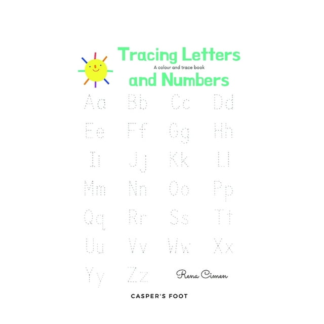 Tracing letters and numbers - a colour and trace book!: Learning ...