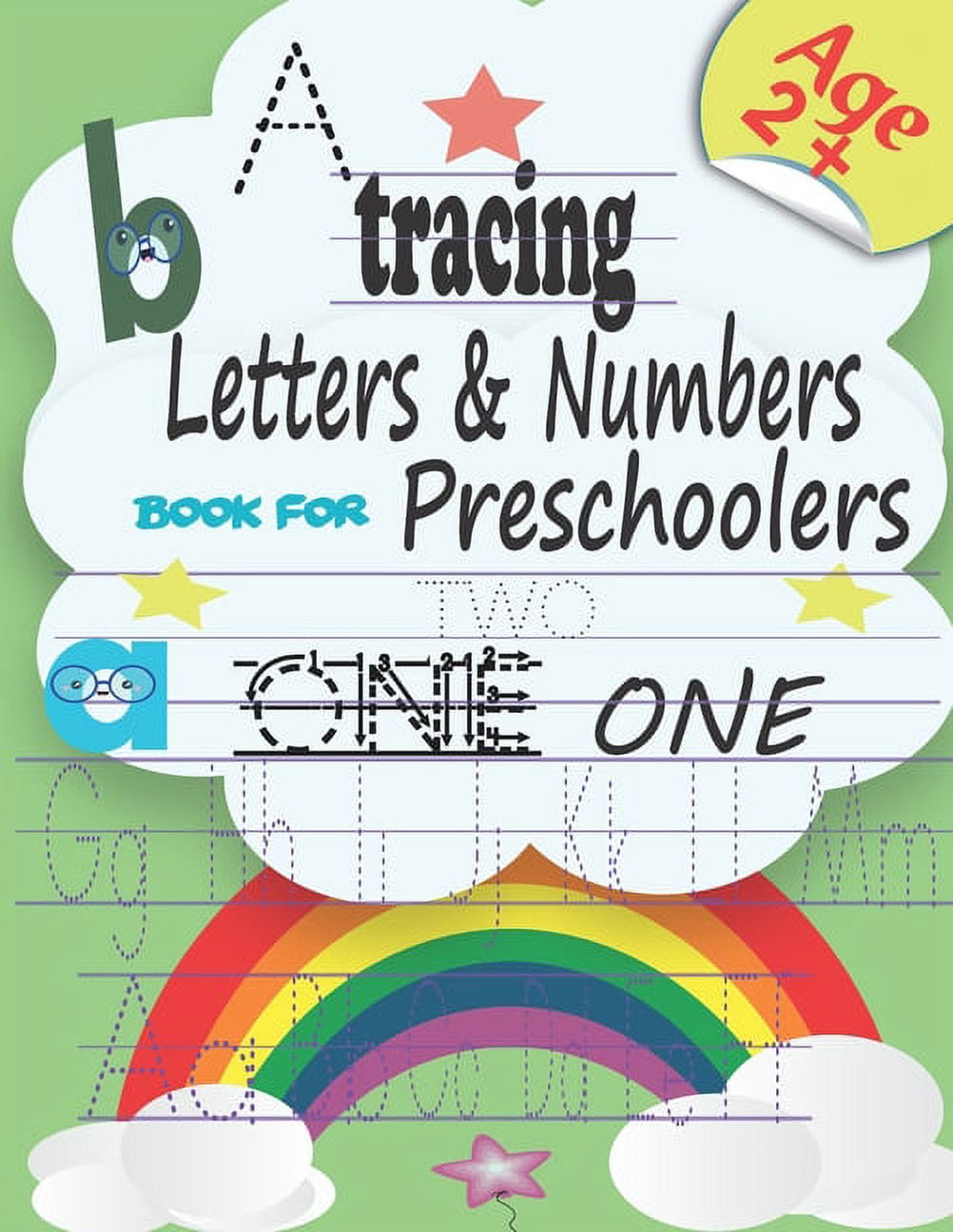 Tracing letters & numbers book for preschoolers: Pen Control, Line ...