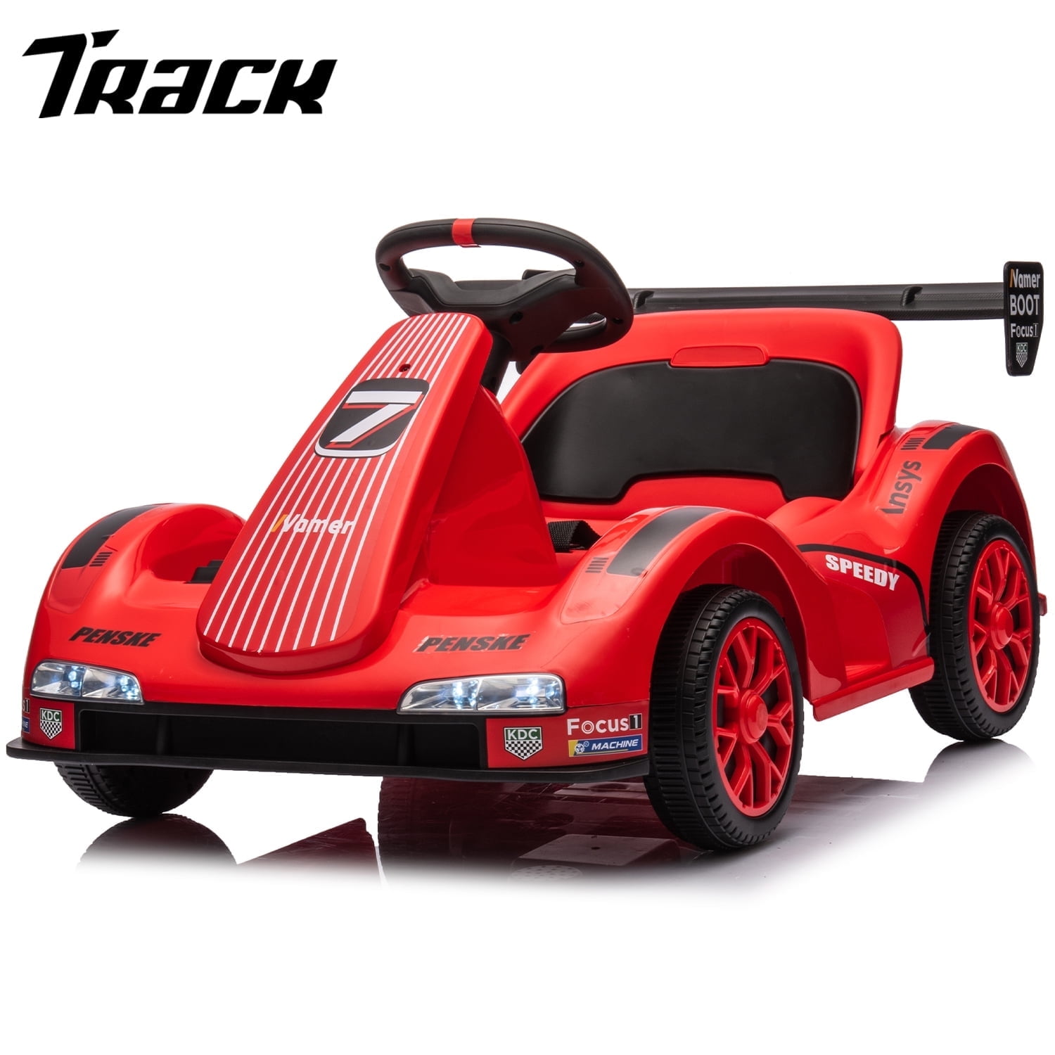 Track 7 12V Electric Go Kart for Kids, Electric Drift Kart with Remote ...