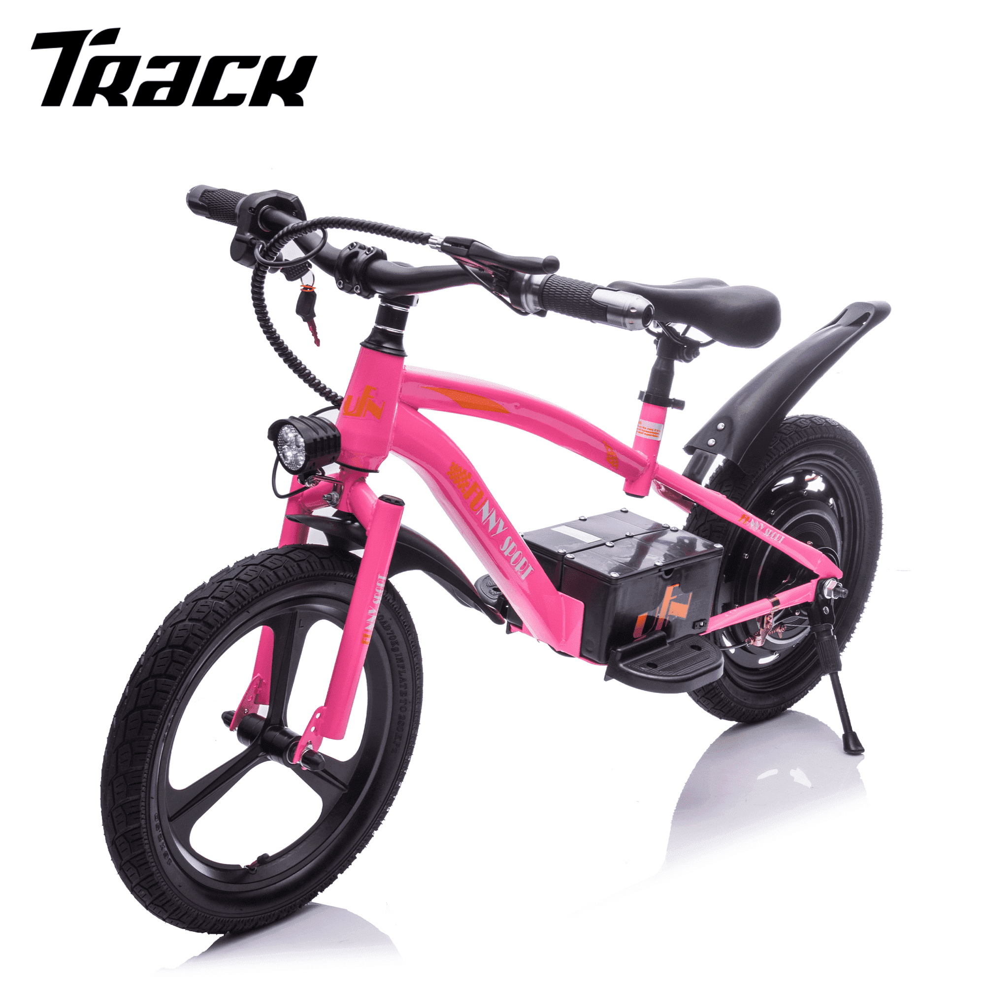 Track Seven 24V Kids Electric Dirt Bike, Ride on Mini Bike, 300W Super Power Motor, Up to 12.43 ...
