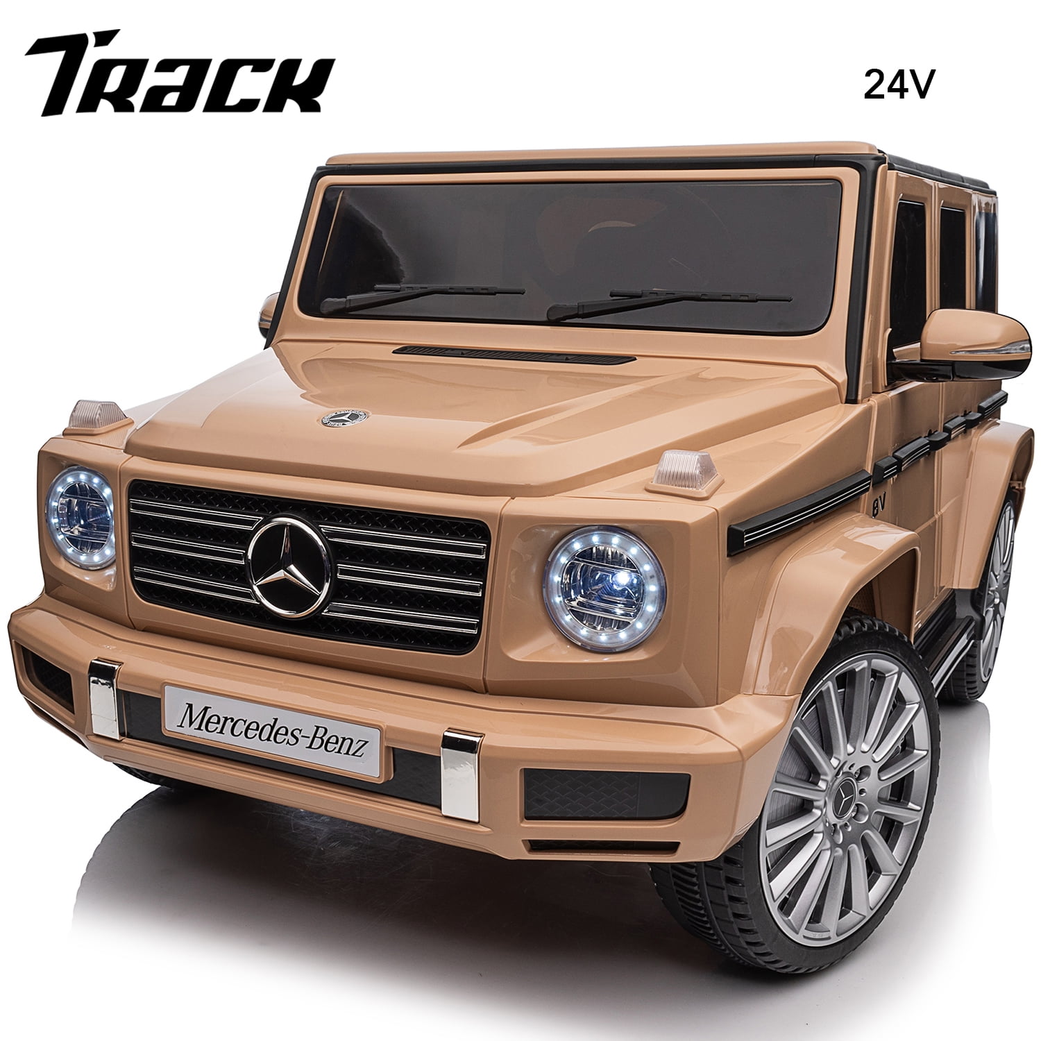 Track 7 24V Ride on Car, Licensed Mercedes-Benz G500 Electric Car with ...