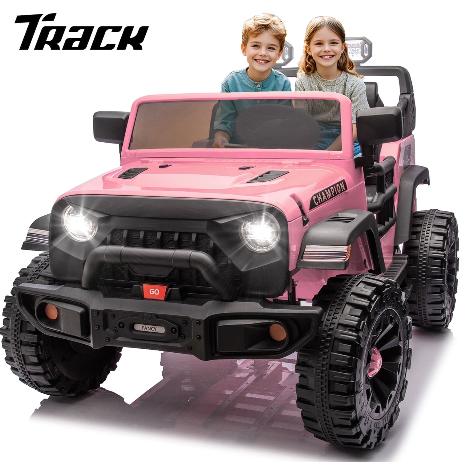 Track Seven 24V Ride on Truck, 2 Seater Ride On Toy Car for Big Kids ...