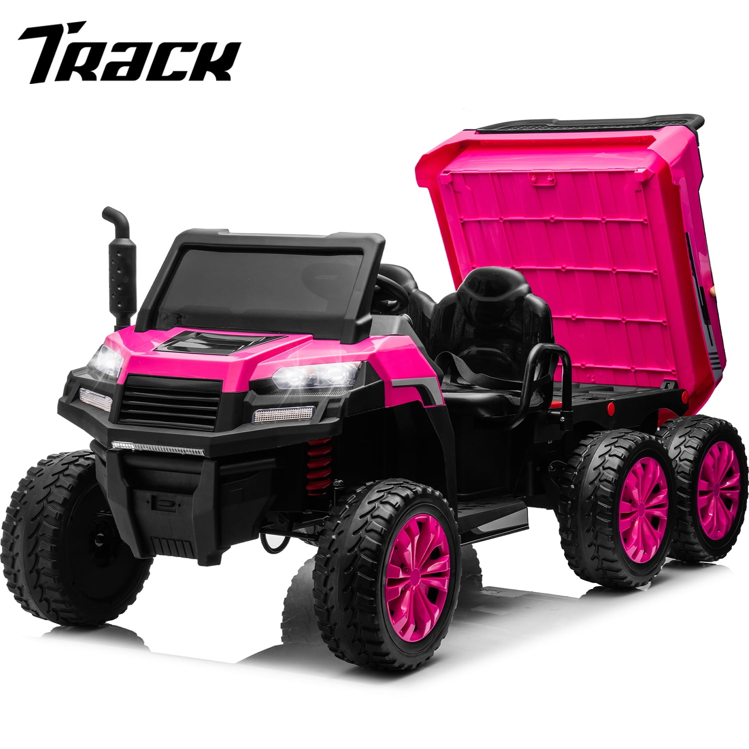 Track 7 24V 2-Seater Ride On Dump Truck, Electric Car with Remote ...