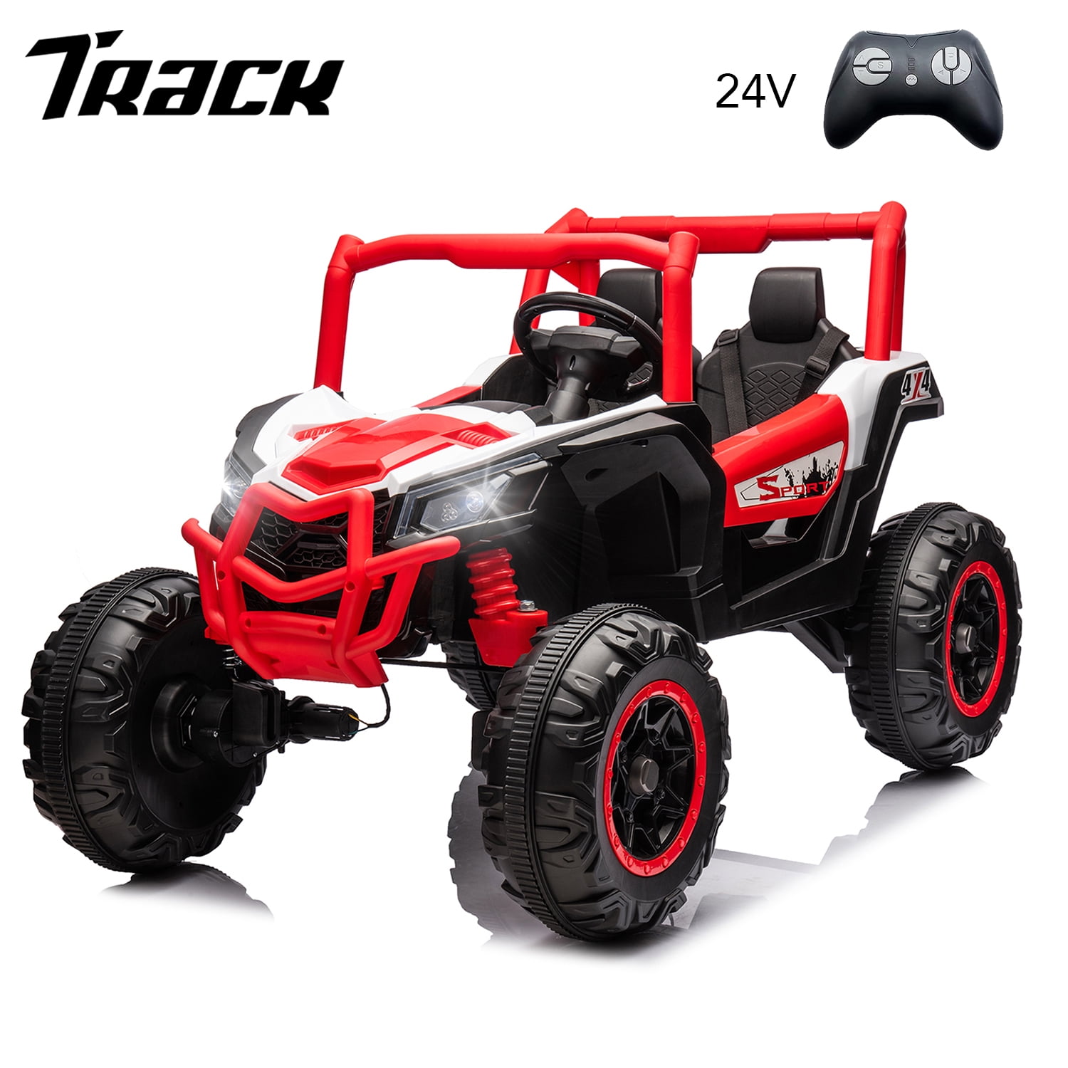 Track 7 24V Ride on UTV, 2-Seater Ride on Car with Remote Control ...
