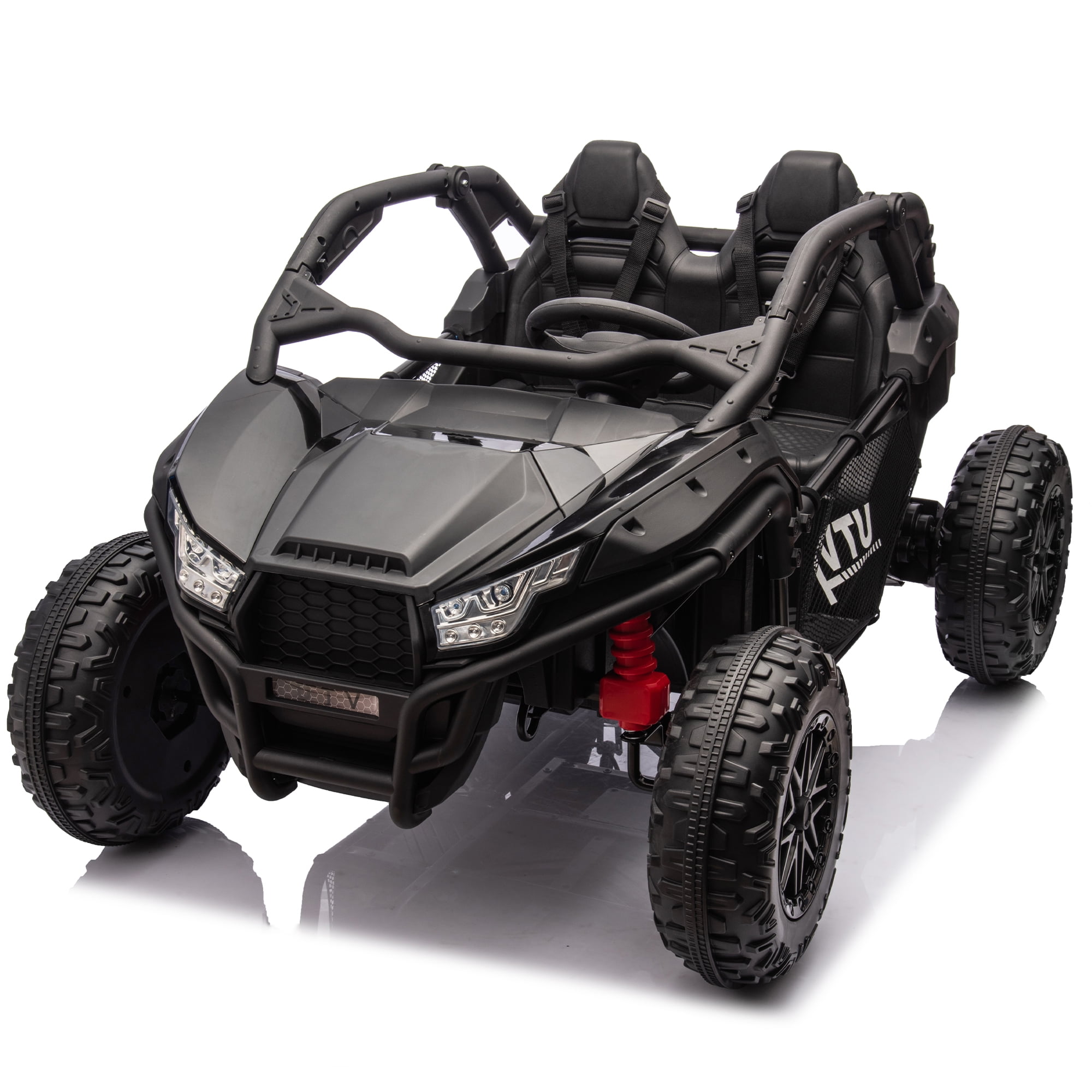 JIMUPARK 24V Two-Seater Kids UTV, Ride On UTV with Parent Control, 400W ...