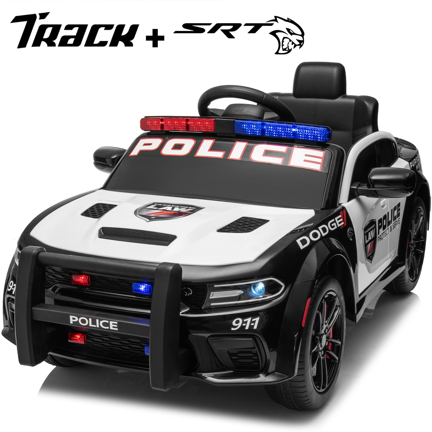 Free Shipping! Track 7 Licensed Dodge Charger SRT Ride on Car, 12V Kids ...