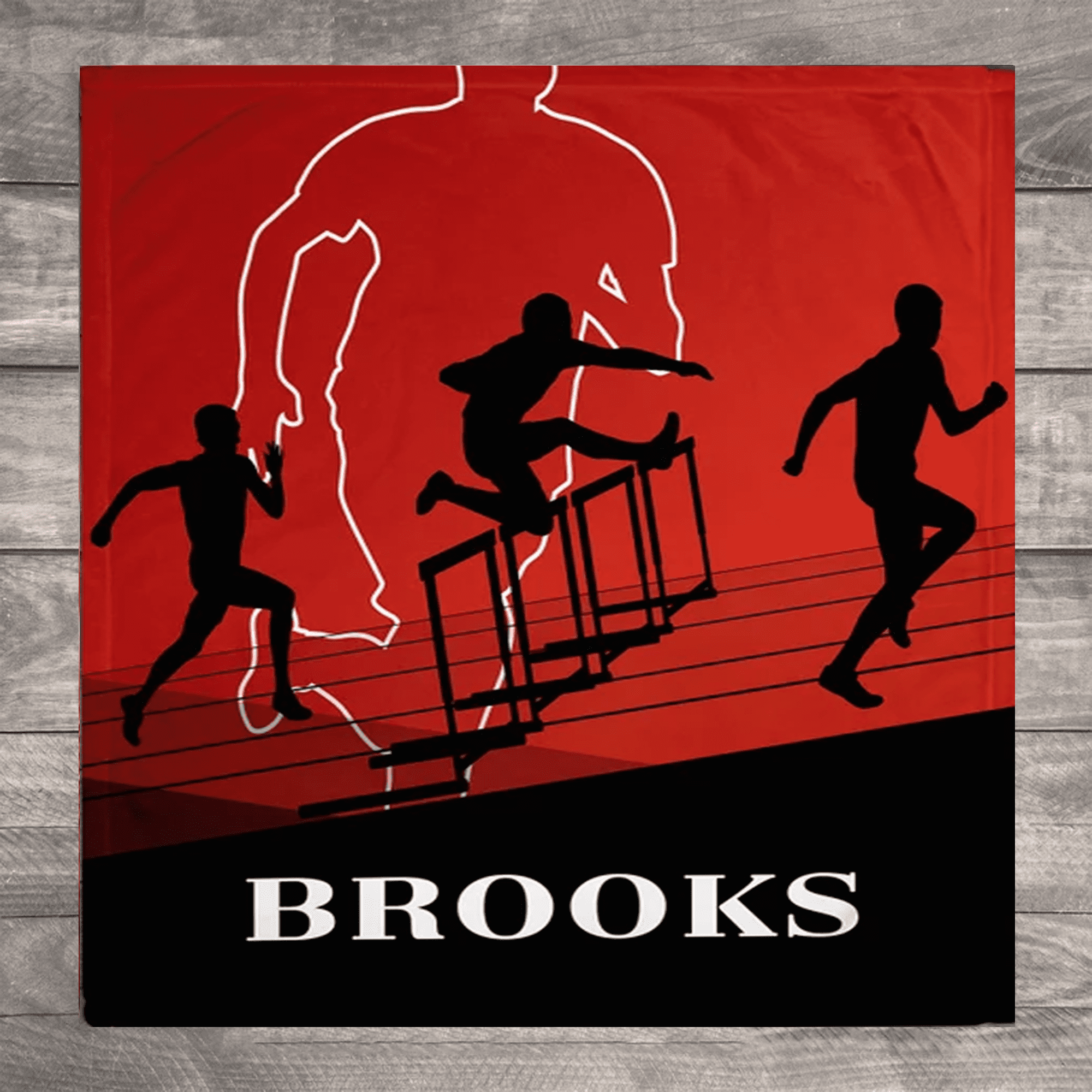 Track And Field Blankets, Track And Field Gifts, Running Men, Track And ...