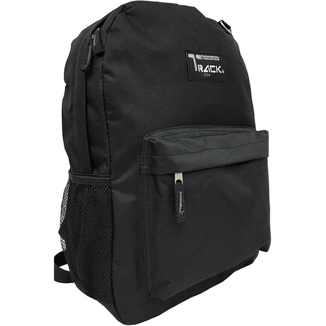 Track Backpack Bag Classic Everyday Pack Black - Walmart.com