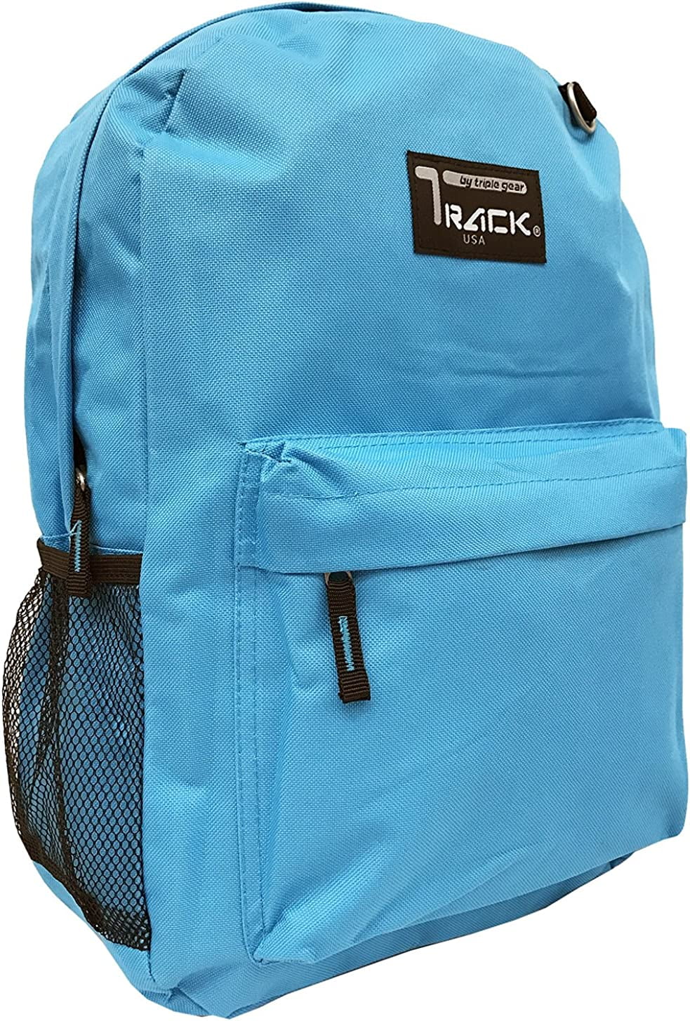 Track Backpack Bag Classic Everyday Pack Cyan Blue - Walmart.com