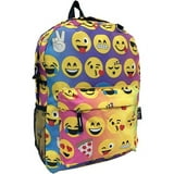 Track Backpack Bag Classic Everyday Pack Rainbow Emoji - Walmart.com
