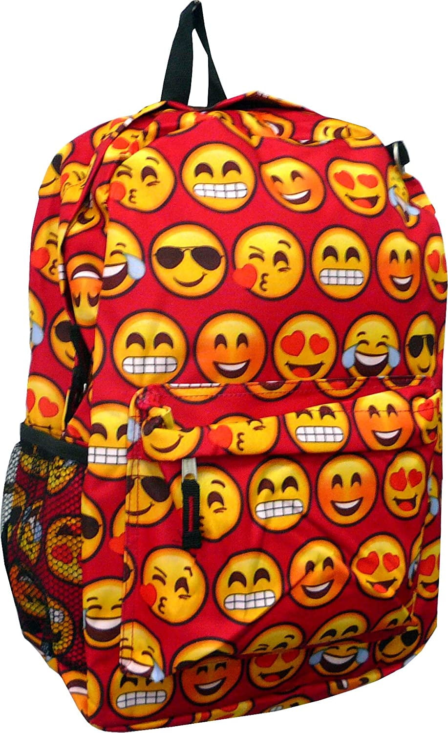 Track Backpack Bag Classic Everyday Pack Red Emoji - Walmart.com