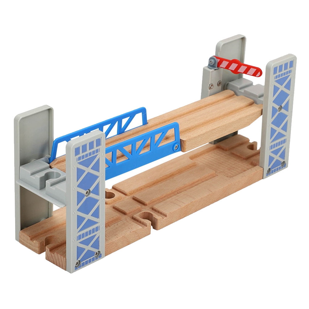 Track Bridge Toys Tracks Railroad Bridge Christmas Wooden Train Wooden ...