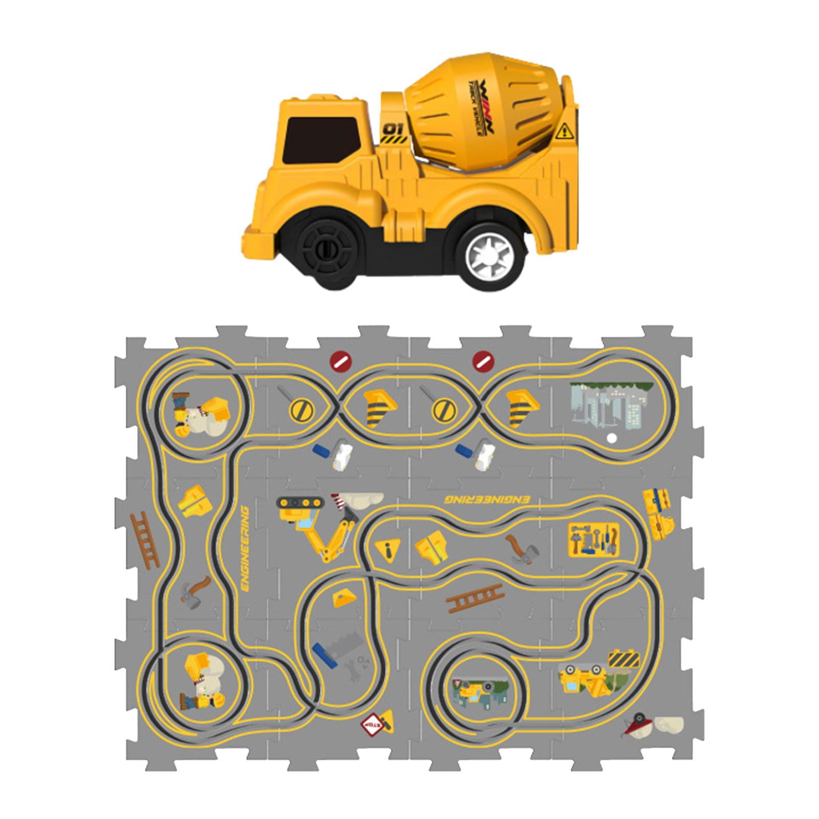 Track Building Blocks Funny Train Track Puzzle Board for Children Girls ...