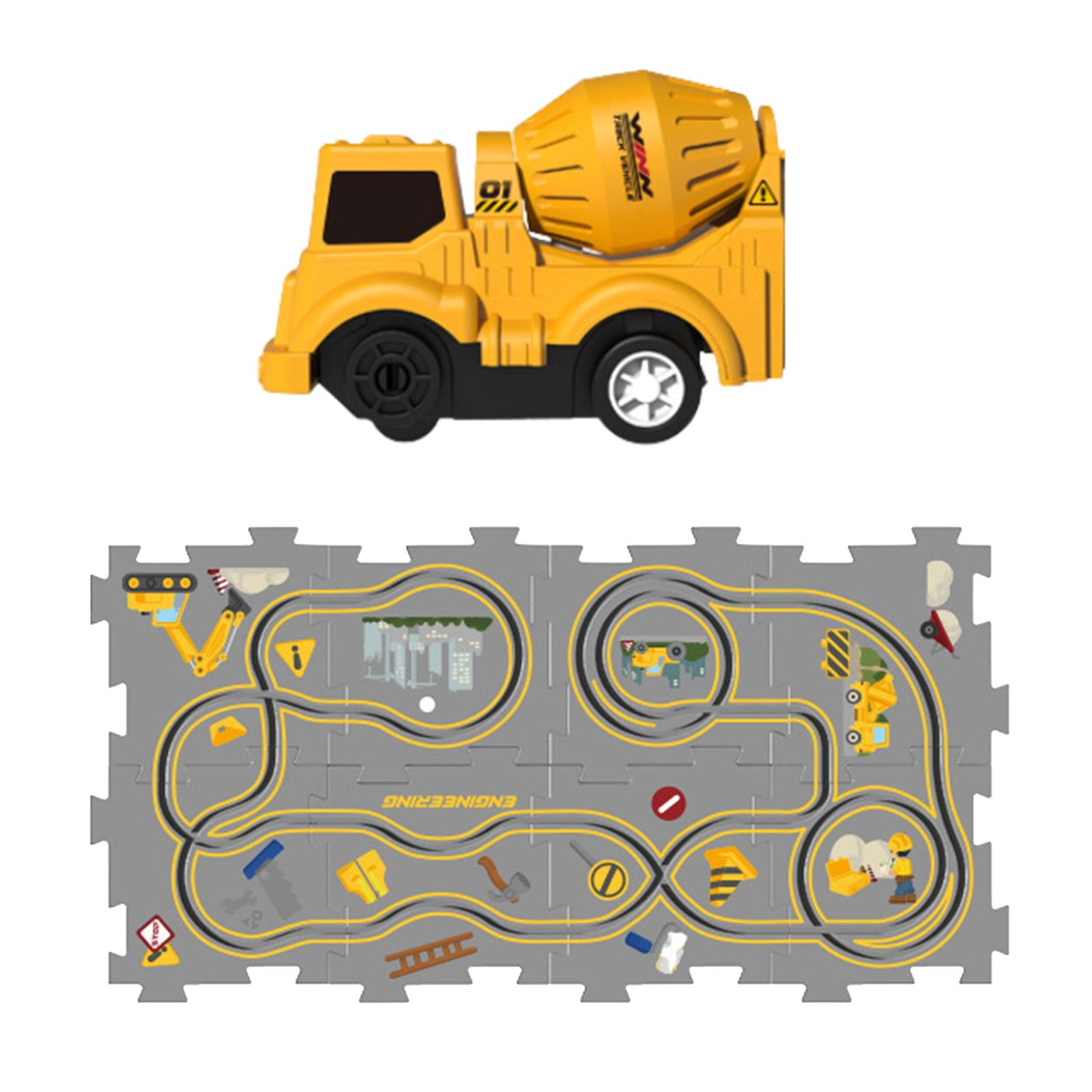 Track Building Blocks Funny Train Track Puzzle Board for Children Girls ...