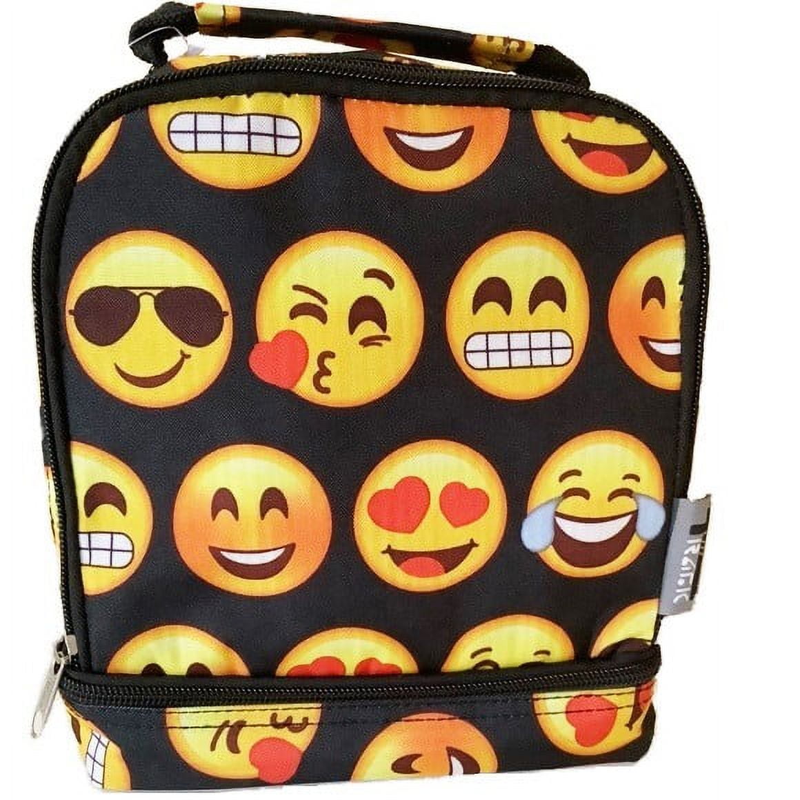 Track Emoji Lunch Bag Insulated Black - Walmart.com