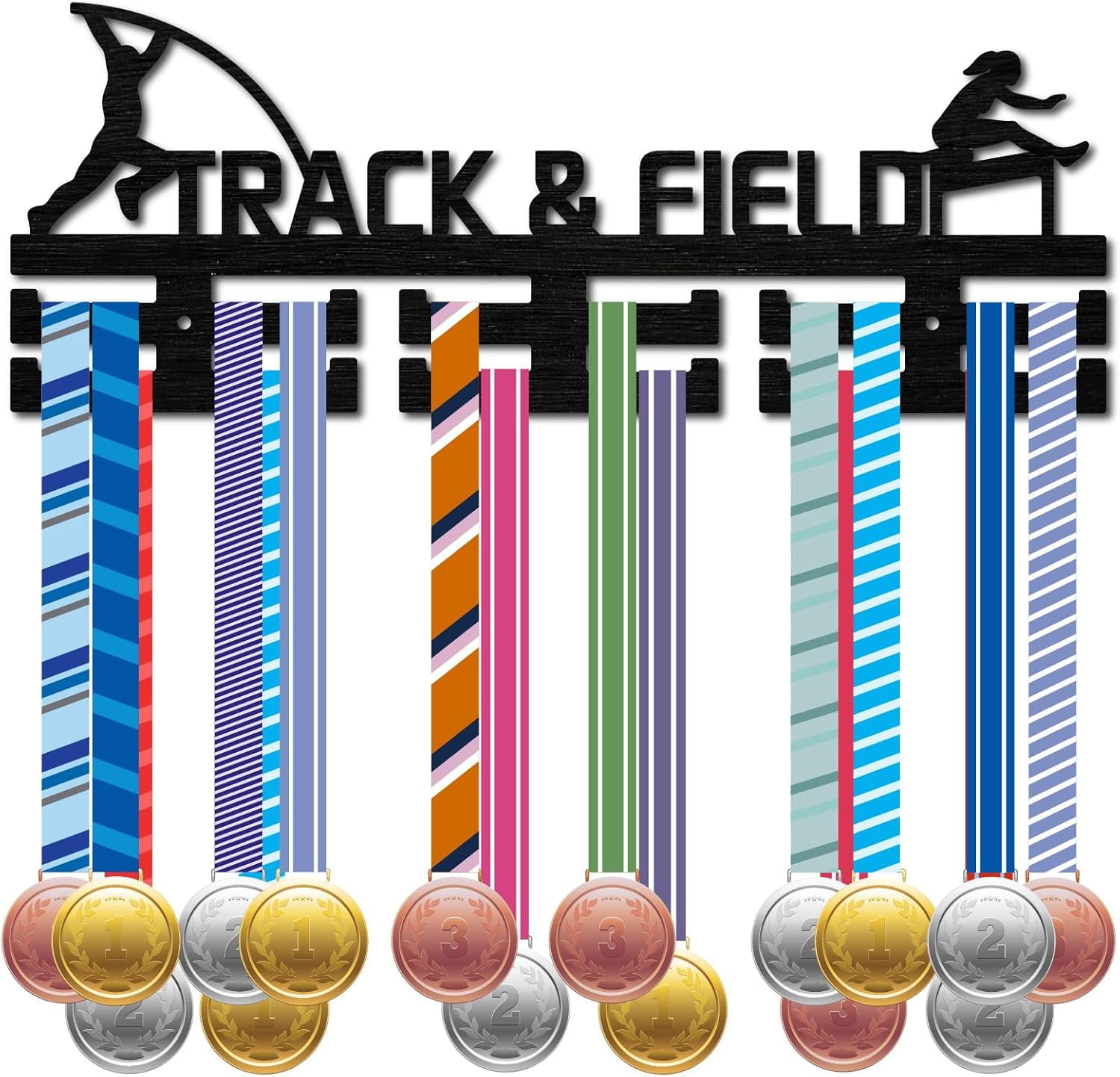 Track and Field Medal Holder Medals Hanger Display Running Marathon ...