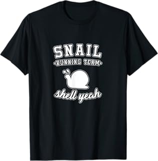 Track & Field Snail Running Team Triathlete Runner Sprinter T-Shirt ...