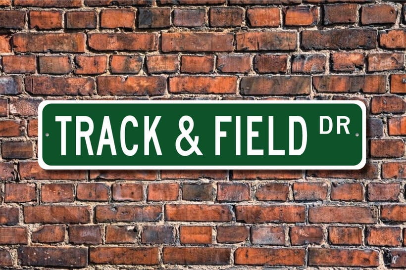 Track And Field Signs