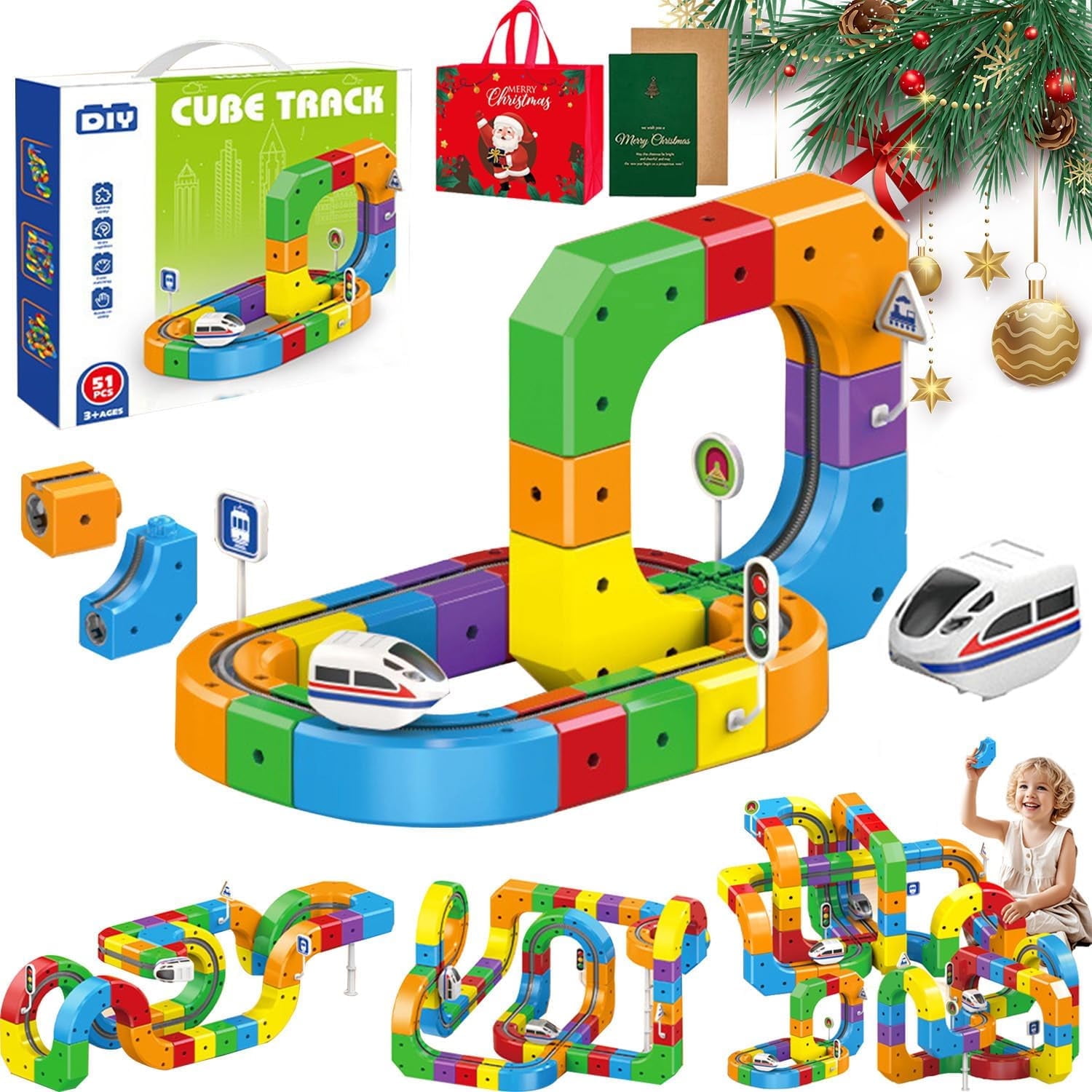 Track Fusion Train Set,Track Fusion 3D Train Routes with Mix-and-Match ...