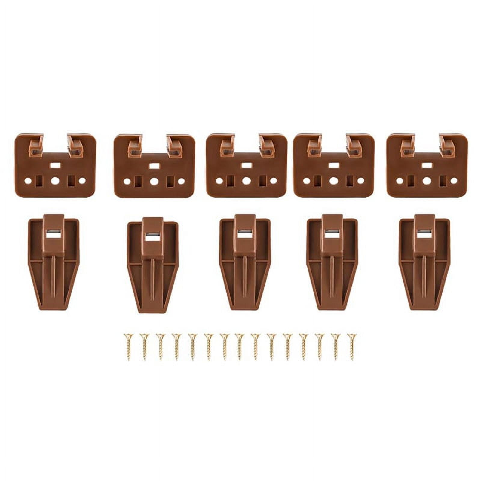 Track Guides Drawer Guide and Glides, 5 Sets of Dresser Center Mount ...