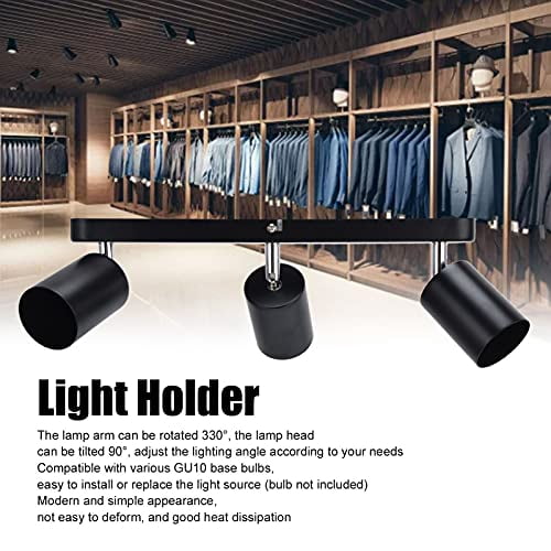 Track Lighting Fixture, 3 Head Strip Type Ceiling Lighting, Modern ...