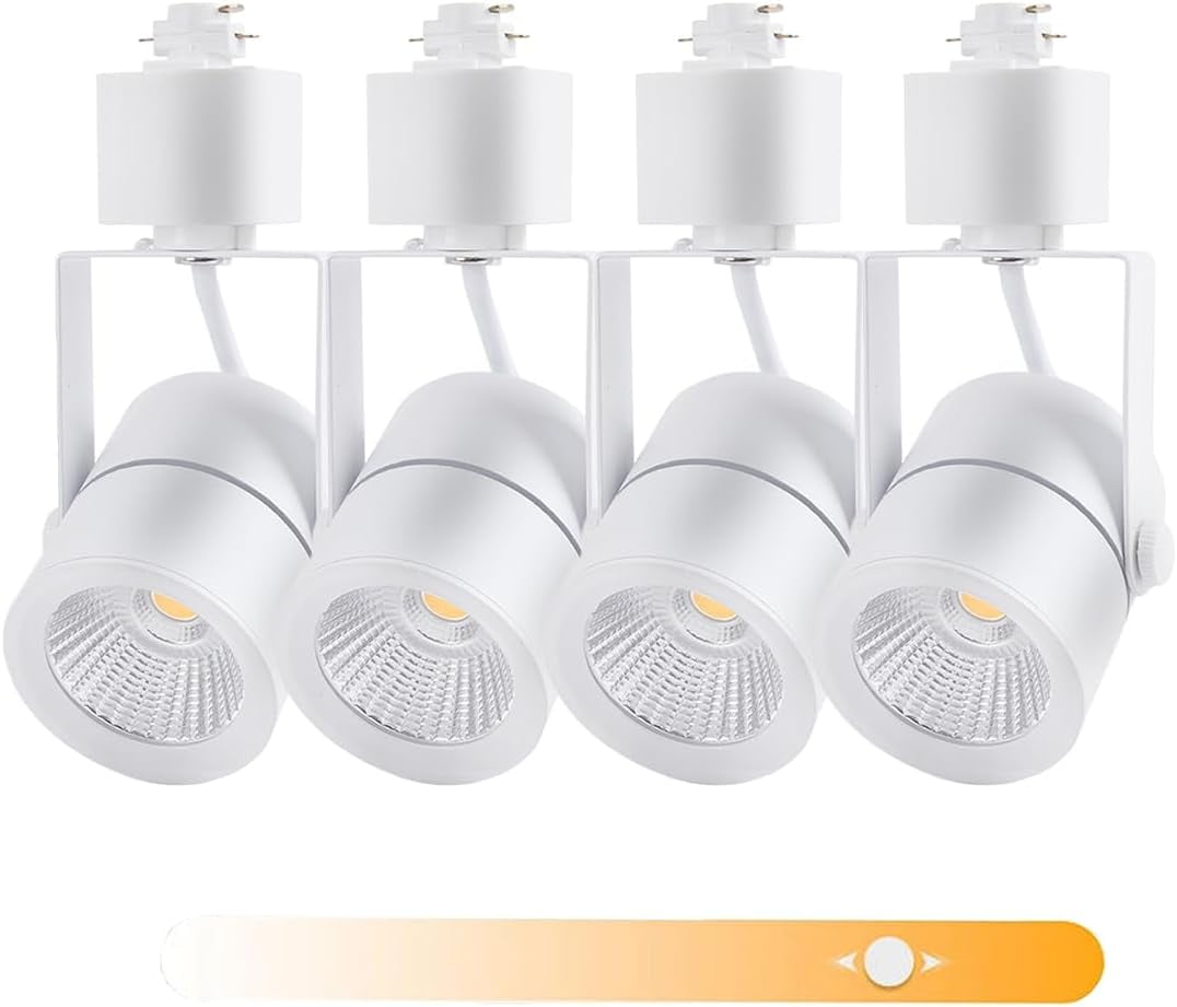 6.5W Dimmable Gold Track Lighting Heads H Type LED Track Light Replacement