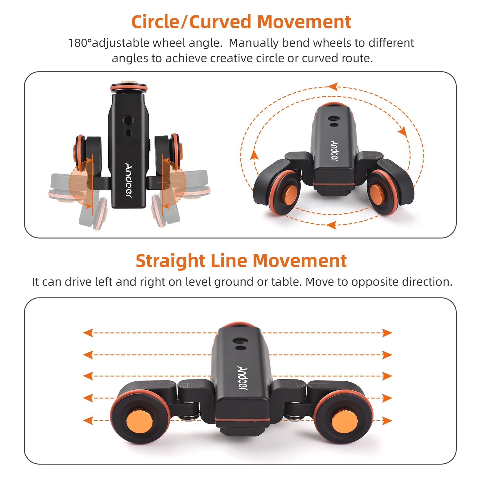 Track Motorized Camera Video Trolley With Scale Indication Motorized ...