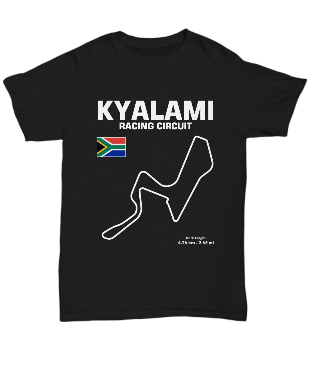 Track Outline Series Kyalami Racing Circuit - Unisex Tee - Walmart.com