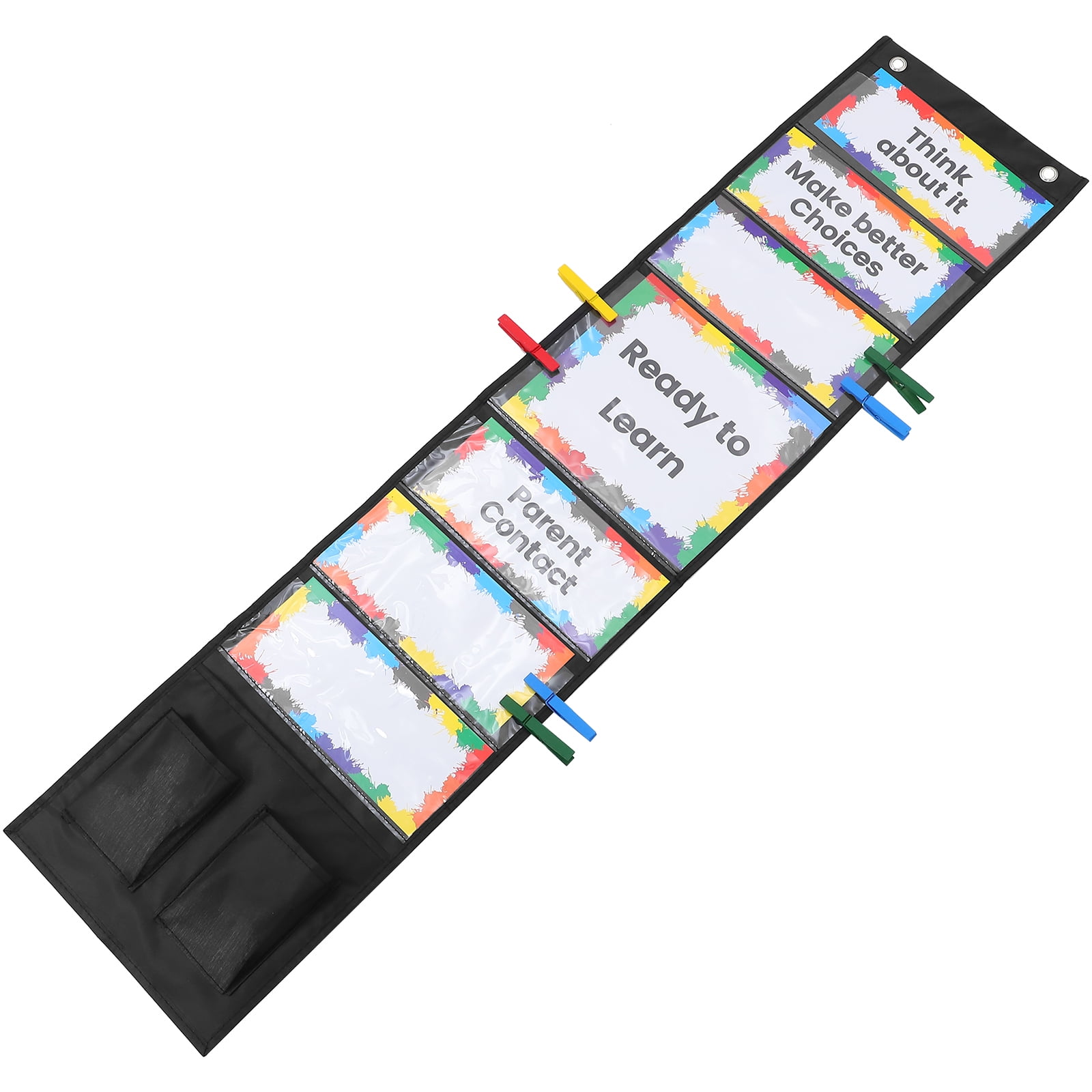 Track Pocket Chart Classroom Jobs Edutools Afirmationscards Calendar ...