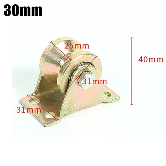 Track Pulley Steel Cable Pulley for Ropes 1-8mm Cable Pulley with 2 ...
