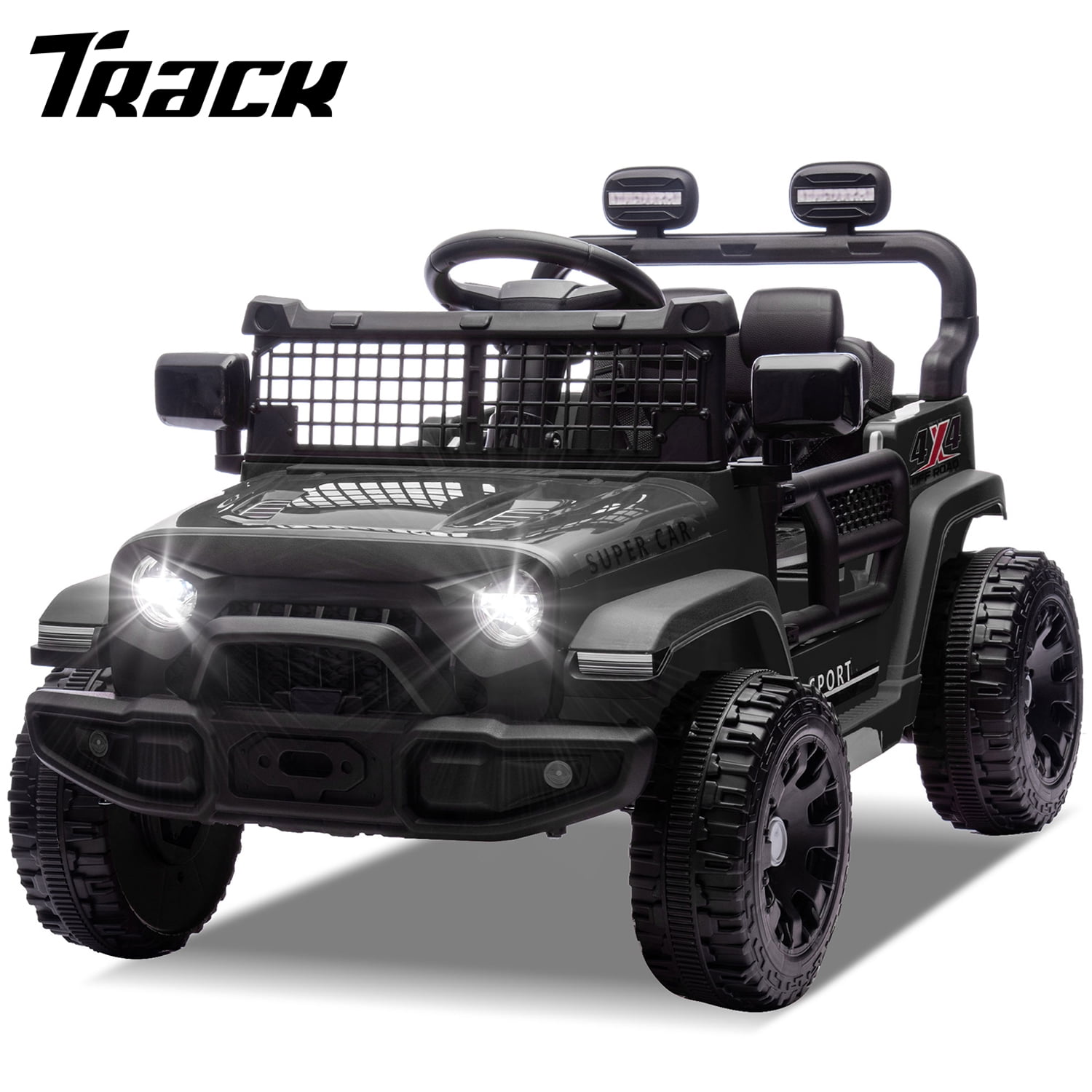Track Seven 24V Kids Ride on Truck, Electric Car with Remote Control ...