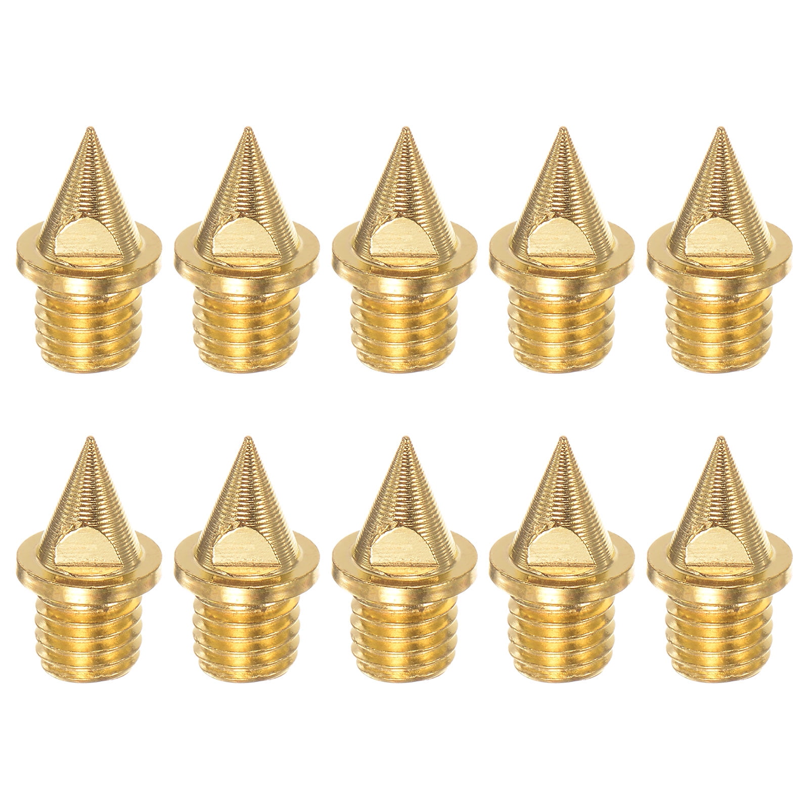 Track Spikes 1/4 Inch Alloy Steel Lightweight for Track Shoes, Golden ...