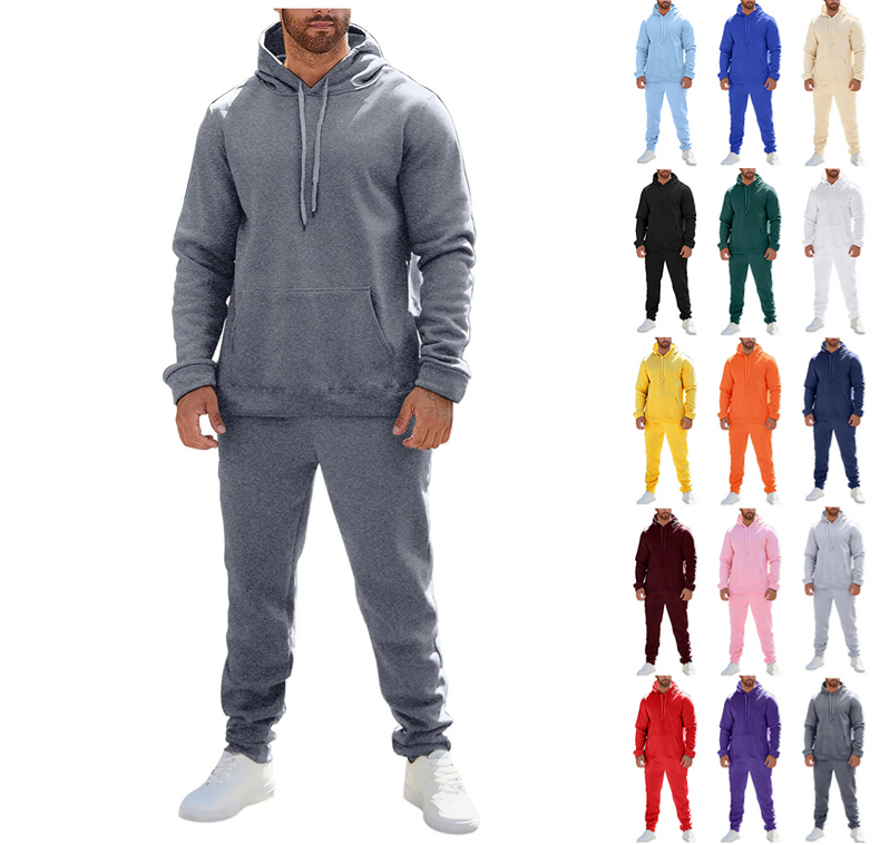 Track Suits for Men Long Sleeve Hoodies and Sweatpants Two Piece Sets ...