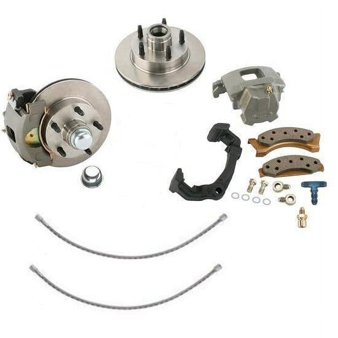 Track-T Front Disc Brake Kit, Speedway Chevy Spindle, 5x4.5" BP ...