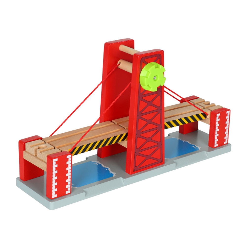 Raindrops Red Plastic Train Track Bridge Toy Perfect for Kids Ages 3 ...