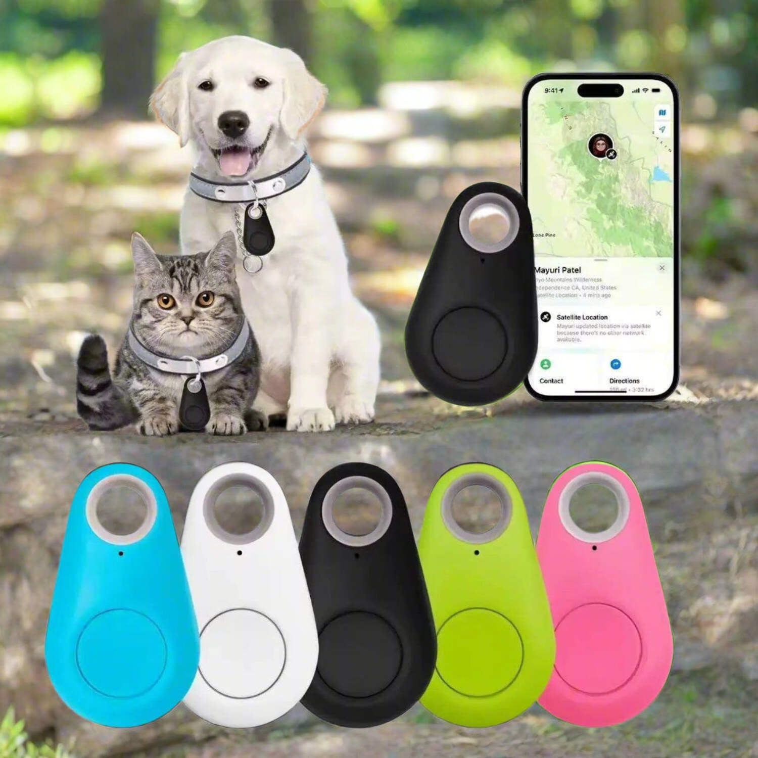 Track Your Pet Anytime With Our Portable Anti-Lost Slim BlueTooth ...
