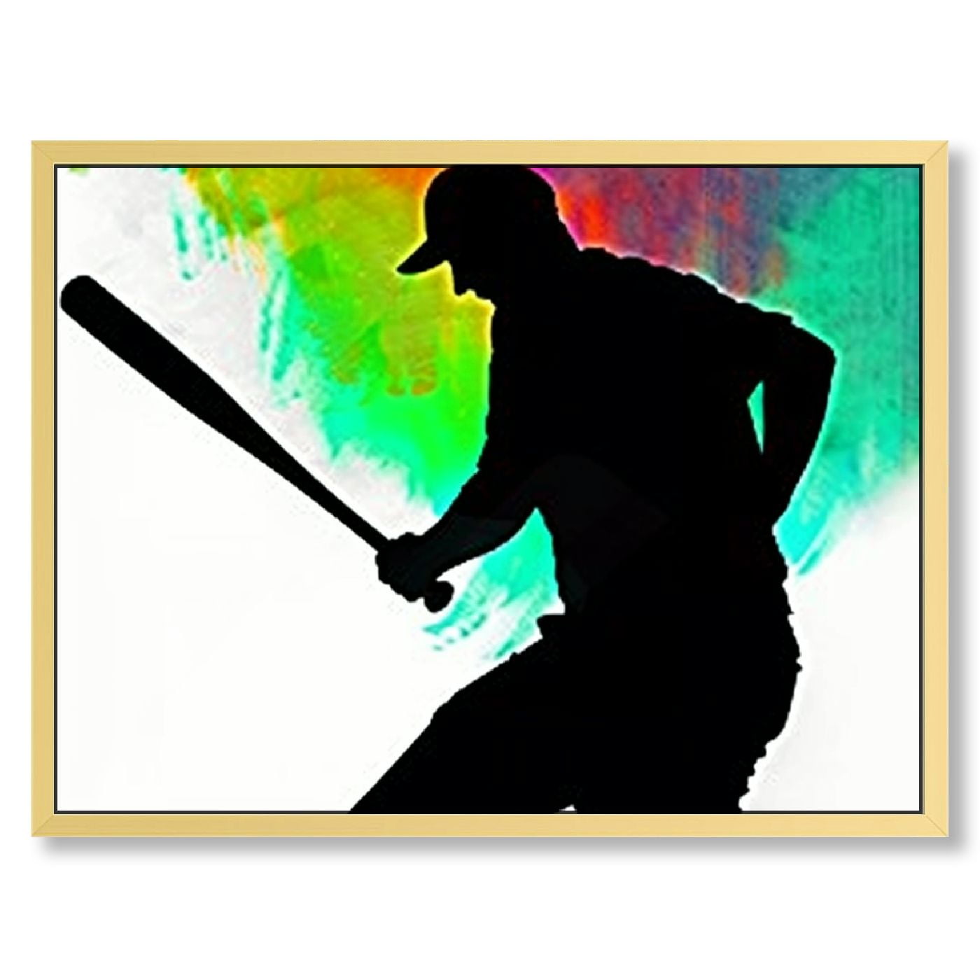 Track and Field Athlete Abstract Wall Art Prin for Teen Bedroom, Club ...