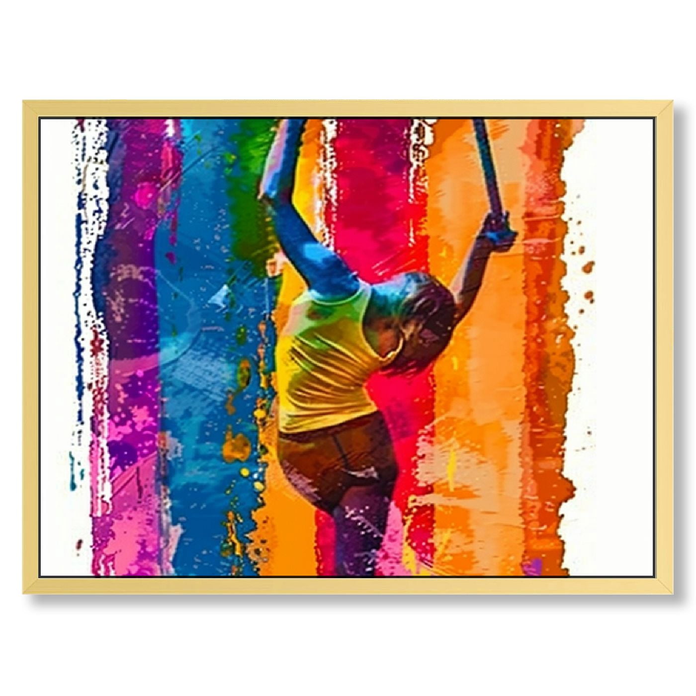 Track and Field Athlete Abstract Wall Art Print deal for Teen Boy ...