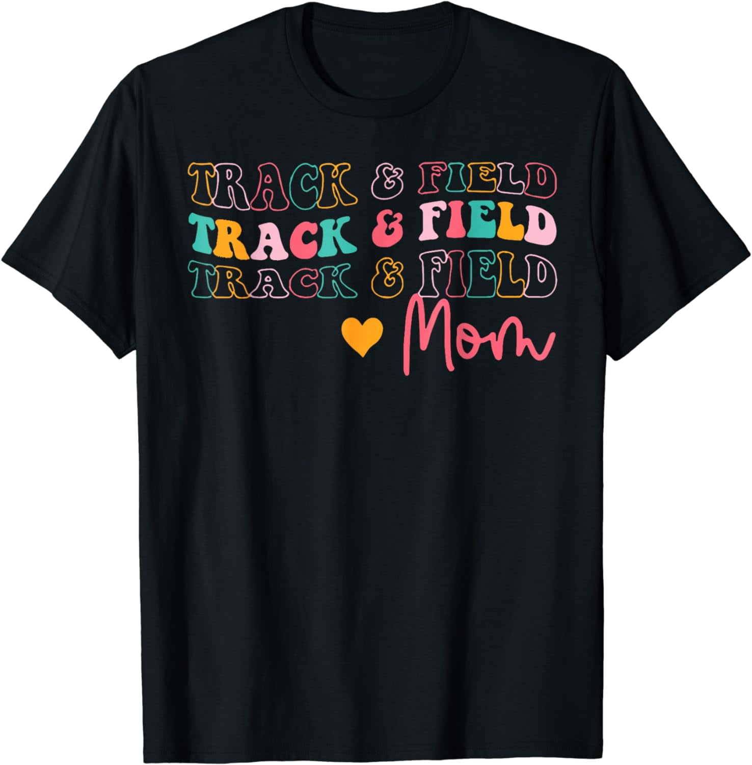 Track and Field Mom Shirt Women Athletics Girls Runner T-Shirt ...