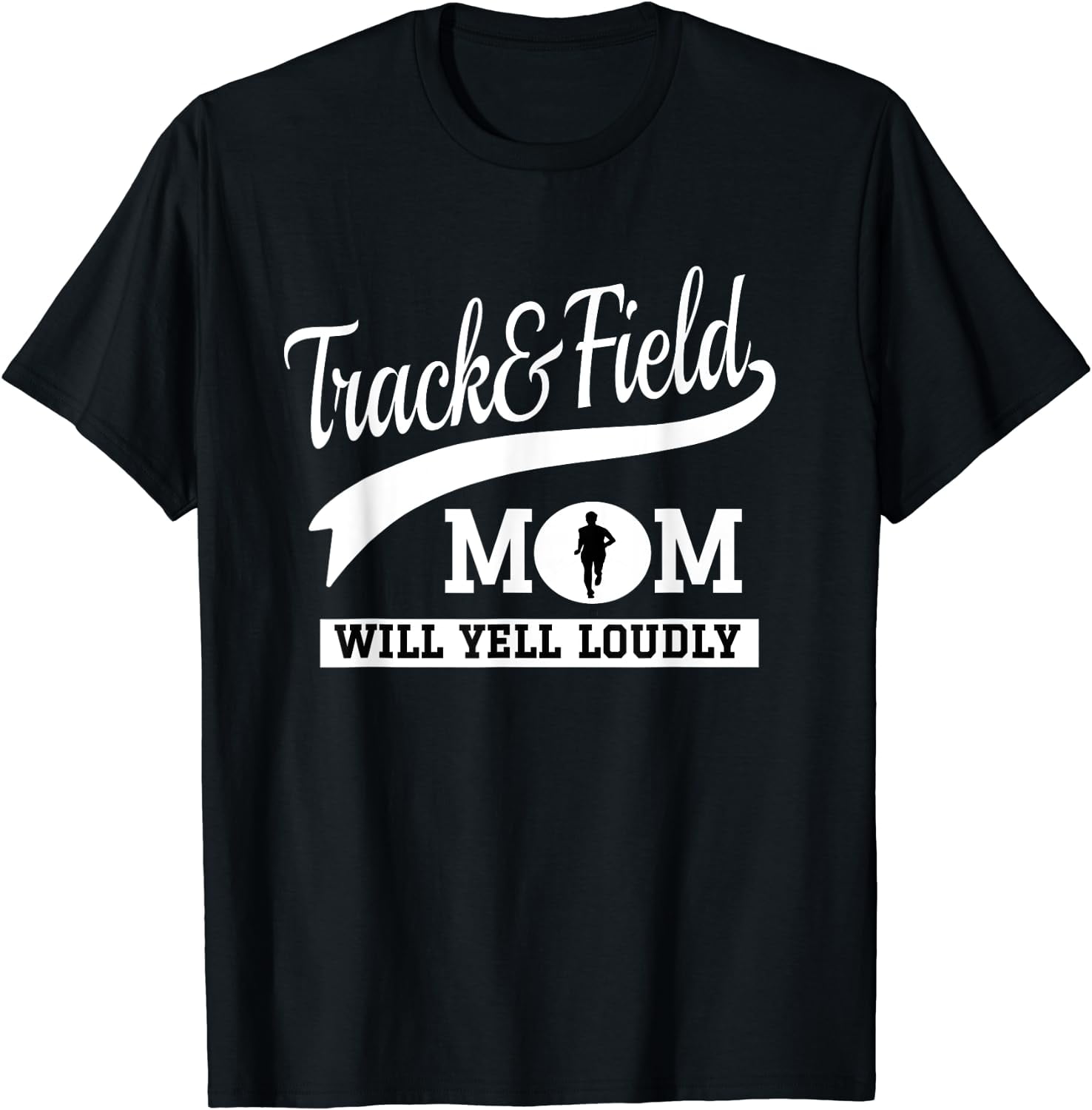 Track and Field Mom Tshirt Loud Cheer Mom Runner Tee Gift - Walmart.com