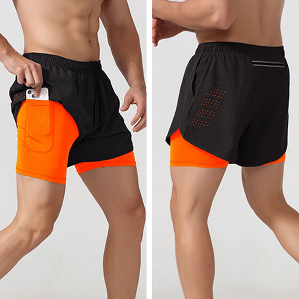 Track and field Shorts Athletic shorts Men's running Loose-fitting ...