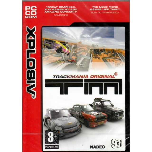 TrackMania Original PC CDRom - Track Building, Puzzles and Racing ...
