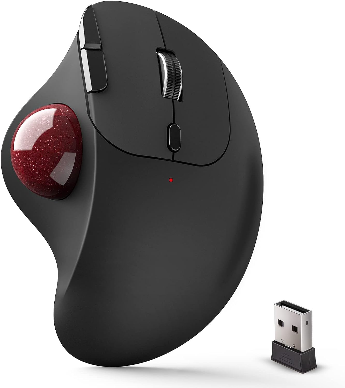 Trackball Mouse】Wireless mouse can be controlled by the thumb, without ...
