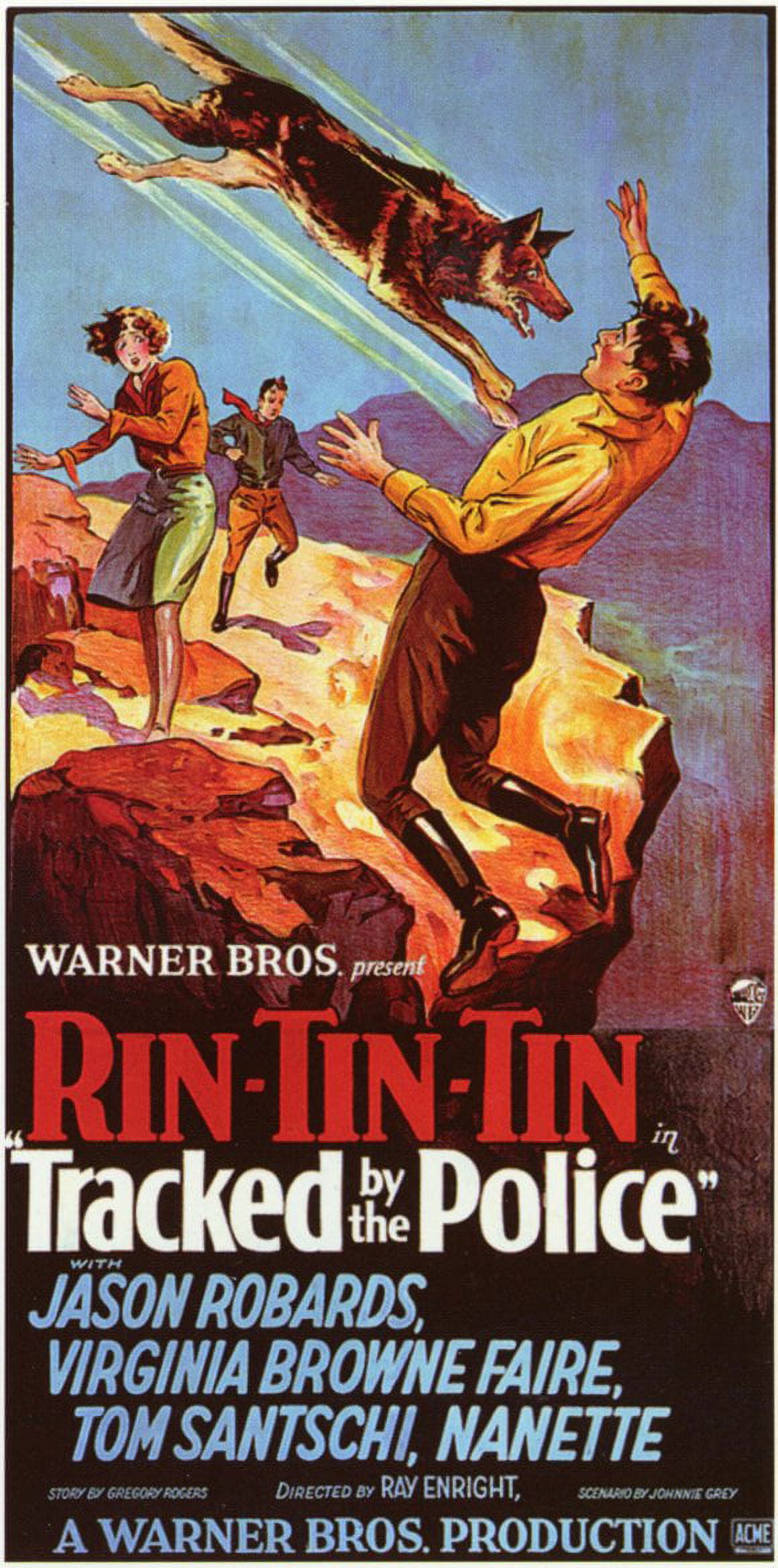 Tracked by the Police - movie POSTER (Style A) (11" x 17") (1927 ...