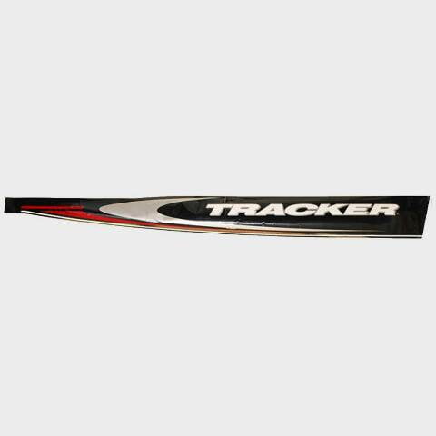 Tracker Boat Hull Graphic Decal 110311 | Black Red Sticker (PORT ...