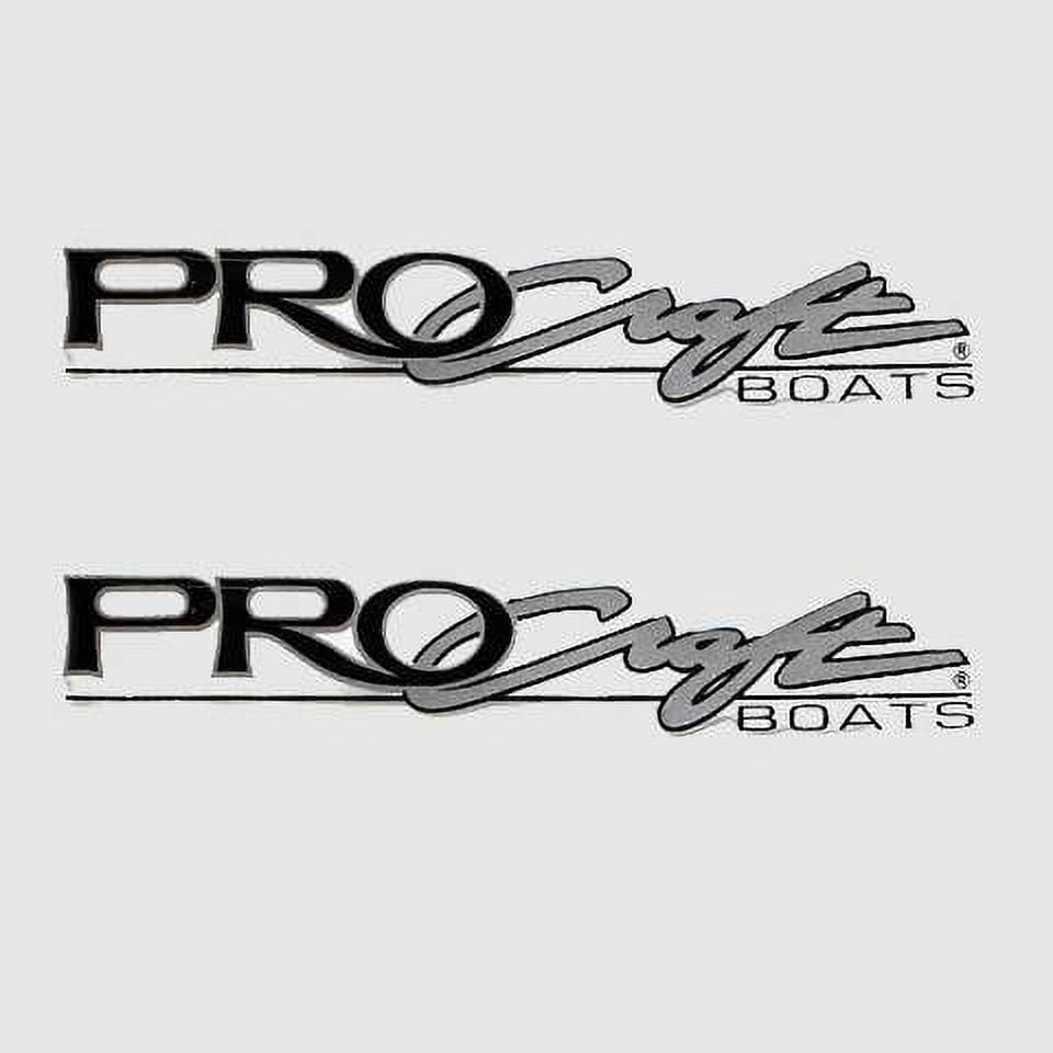 Tracker 134517 ProCraft 4 Inch Foam Boat Decal / Sticker (Pair ...