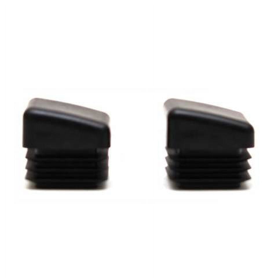Tracker Boat Angled End Caps 201140 | 1 x 1 Black (Pair) - Walmart.com
